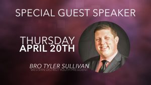 Tyler Sullivan | Special Speaker – Eureka Church
